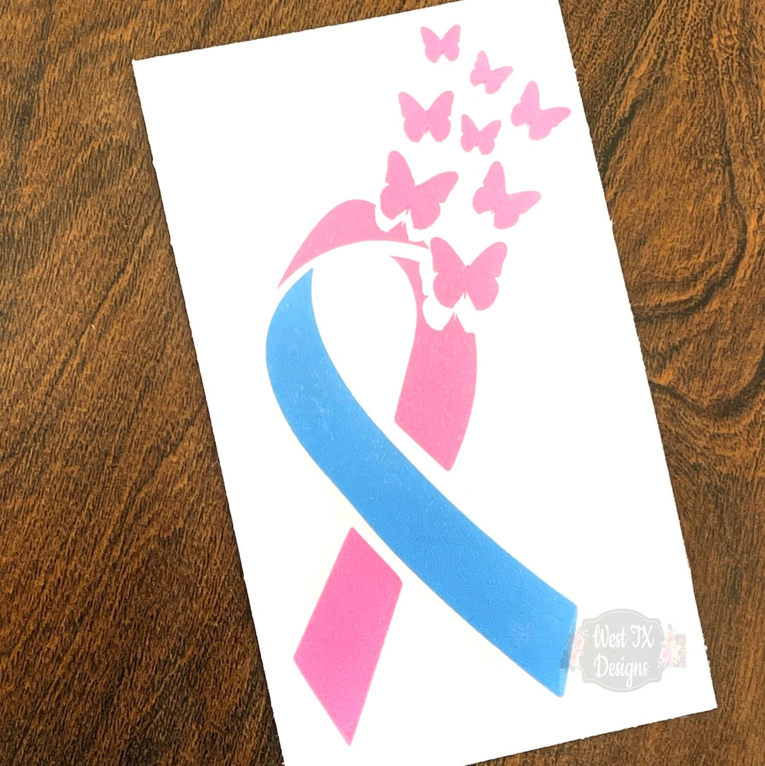 Pregnancy and Infant Loss Awareness | Ribbon Awareness Decal | Ribbon ...