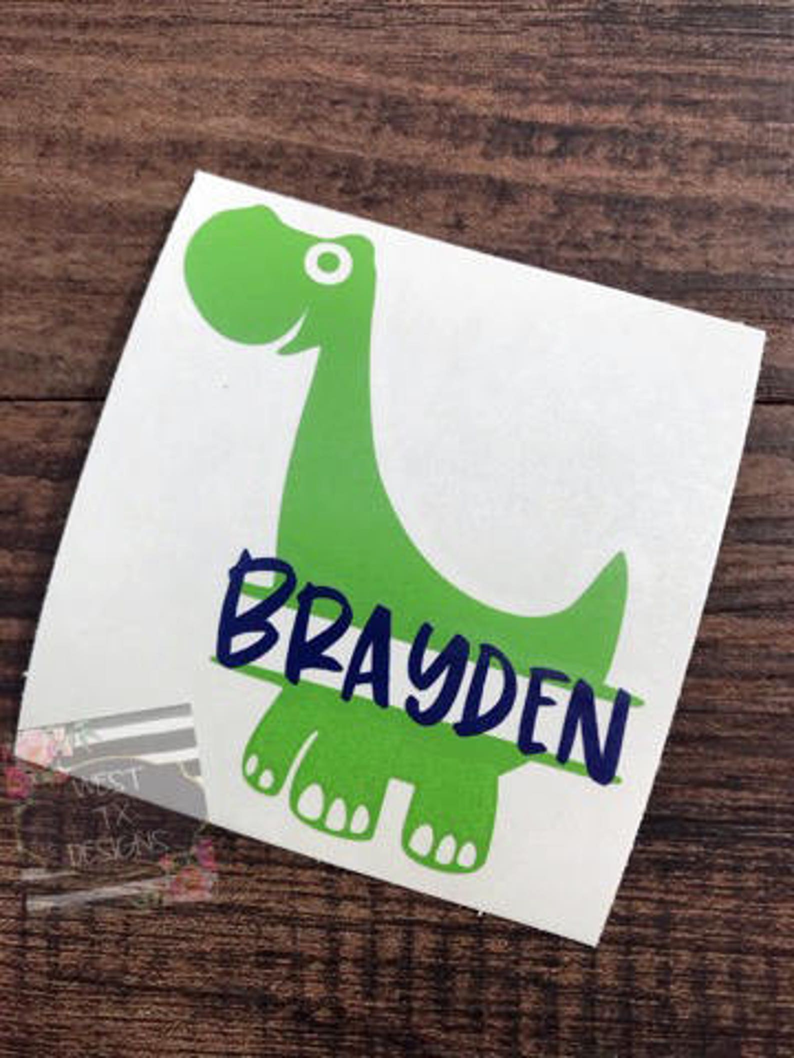 Dinosaur Decal | Personalized Dinosaur | Personalized Decal | Decal for ...
