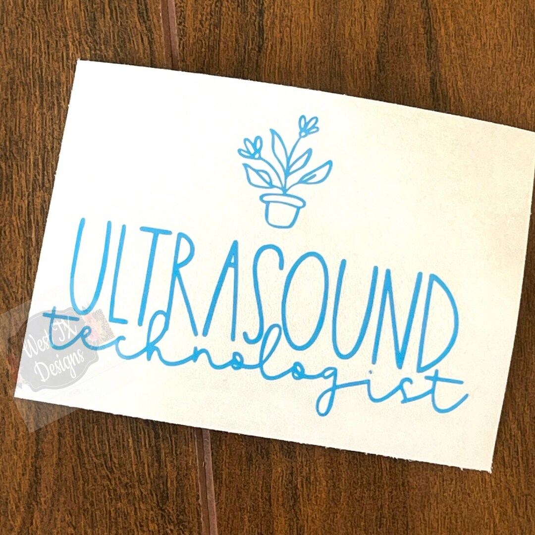 Ultrasound Technologist Decal | Sonographer Decal | Ultrasound ...