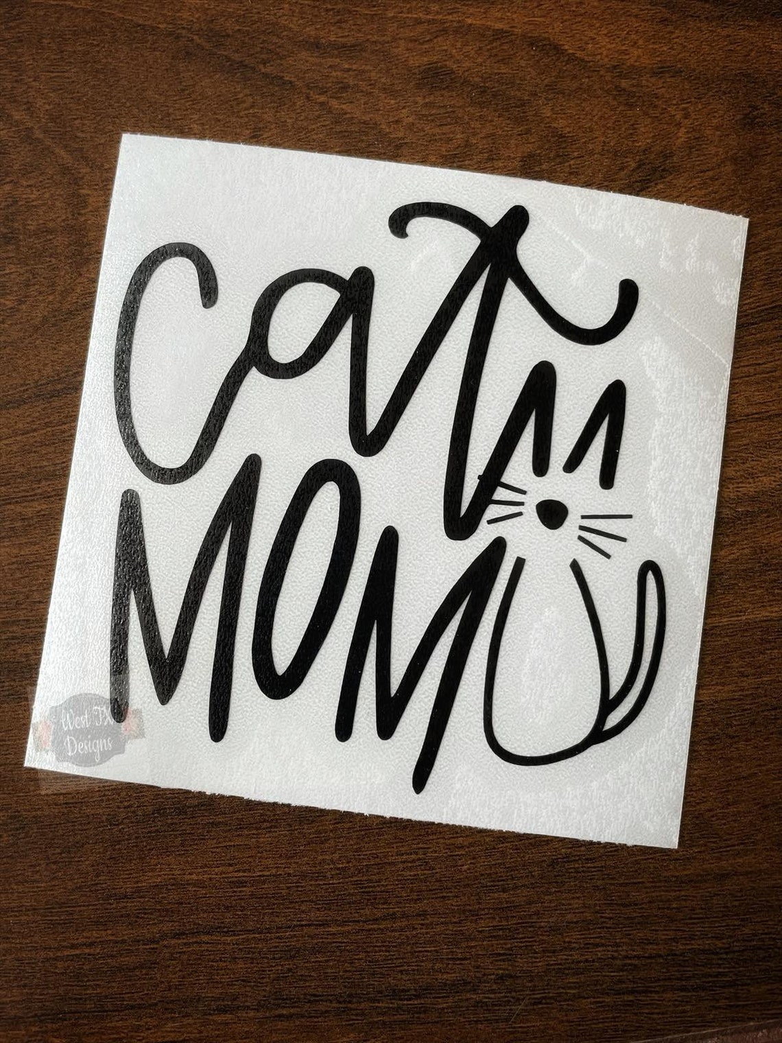 Cat Mom Decal | Cat Lovers Decal | Cat Sticker | Tumbler Decal | Car ...