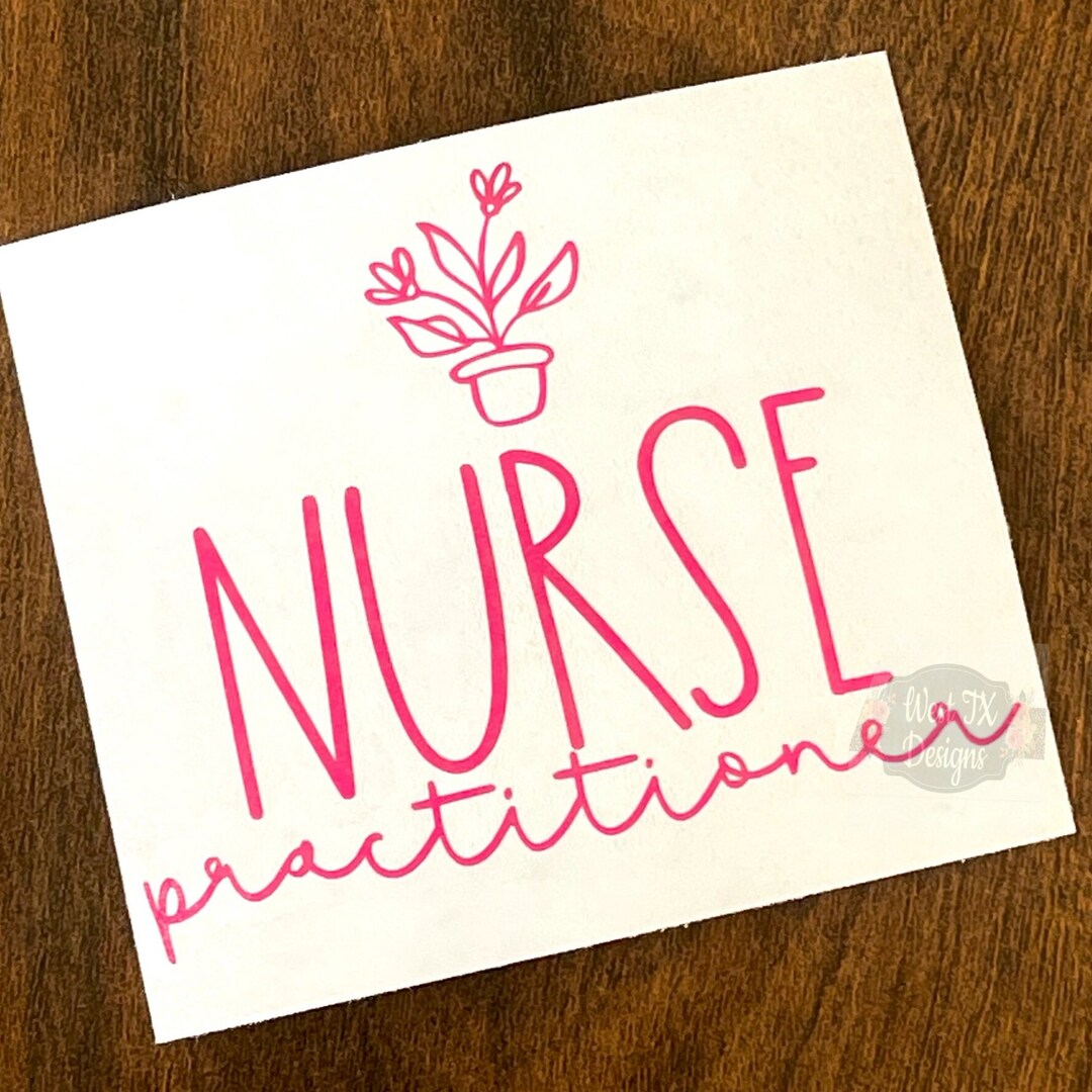 Nurse Practitioner Decal | Nurse Sticker | Medical Decal | NP Decal ...