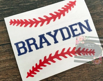 Baseball Decal | Baseball Sticker | Personalized Baseball | Sports ...