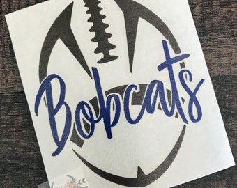 Football Decal | Football Player Decal | Personalized Football ...