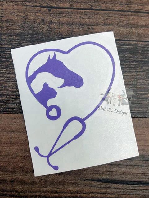 Stickers Veterinary Decal LaptopBottle Decal Vet Tech Gift for ...