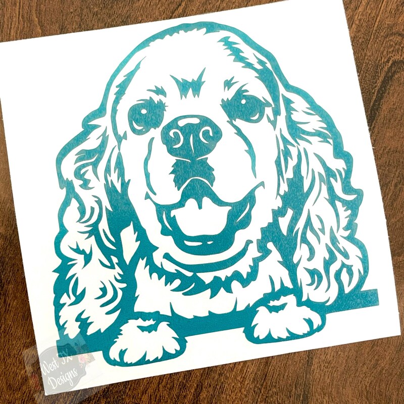 Cocker Spaniel Decal - Etsy