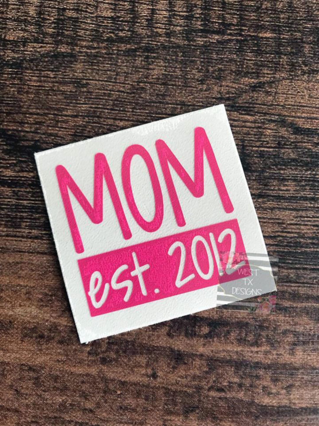 Mom Decal | Mom Established | Decal for Mom | Gift for Mom | Mommy ...