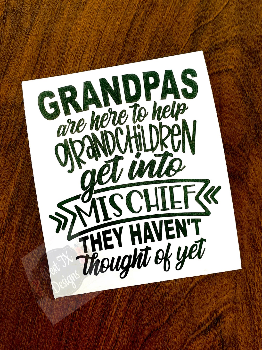 Grandpa Decal | Fathers Day Decal | Grandparent Sticker | Tumbler Decal ...