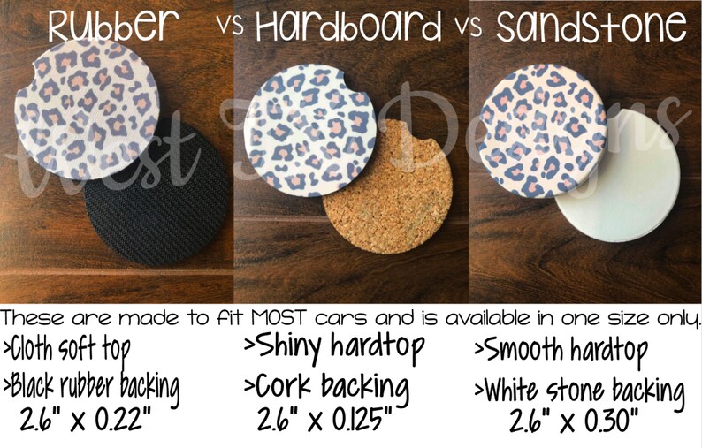 Leopard Serape Car Coasters Set of 2 Car Coasters | Etsy