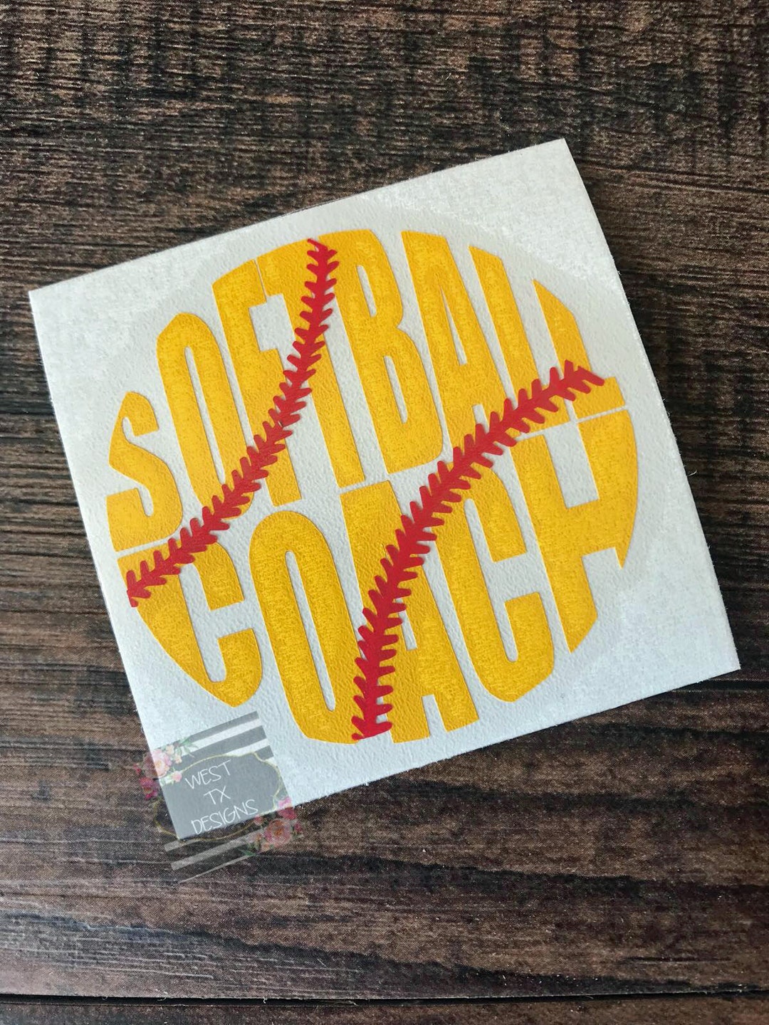 Softball Coach | Softball Coach Decal | Coach Decal | Softball Decal ...