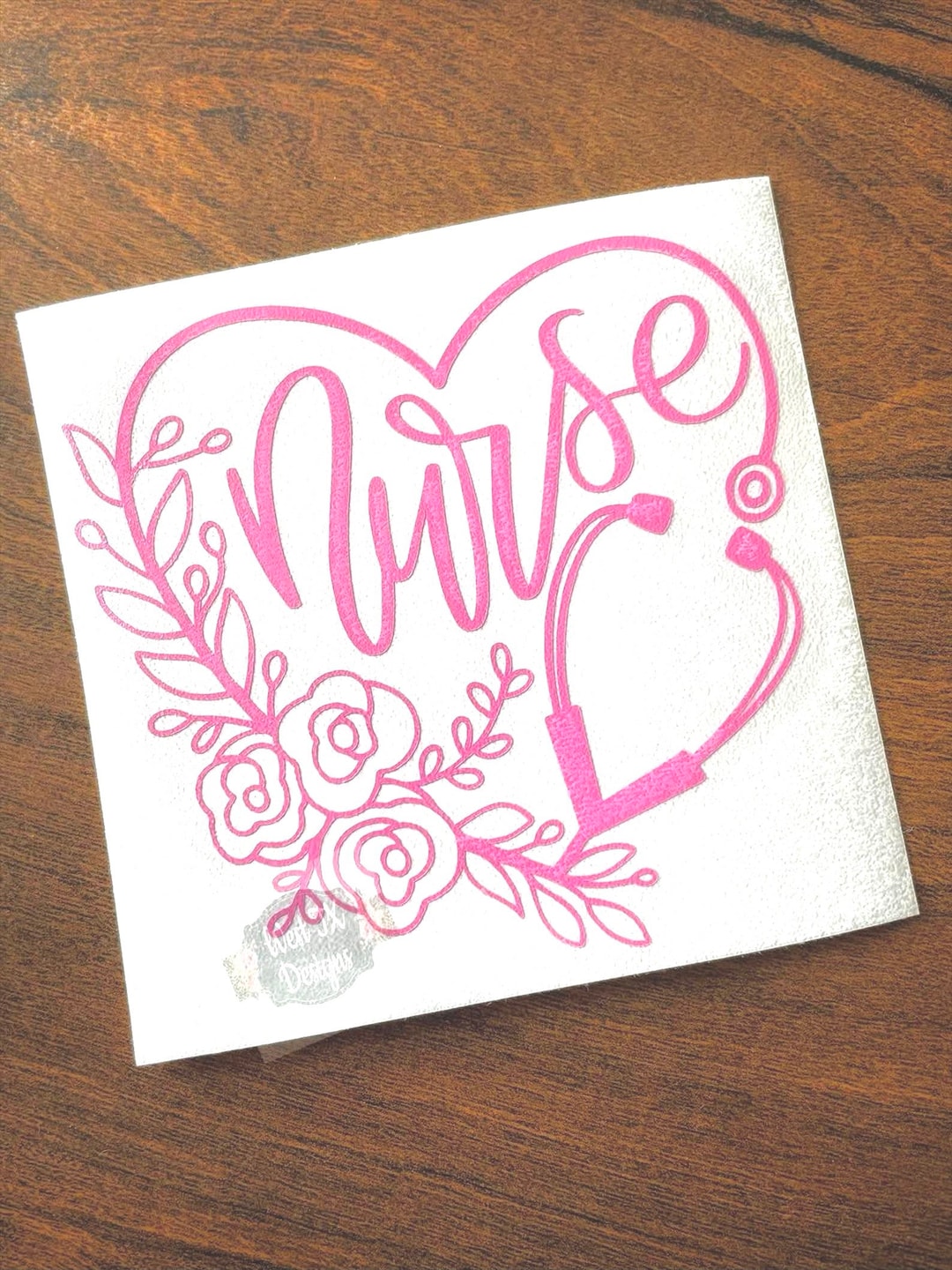 Nurse Decal | Stethoscope Decal | Decal for Nurse | Pediatric Nurse ...