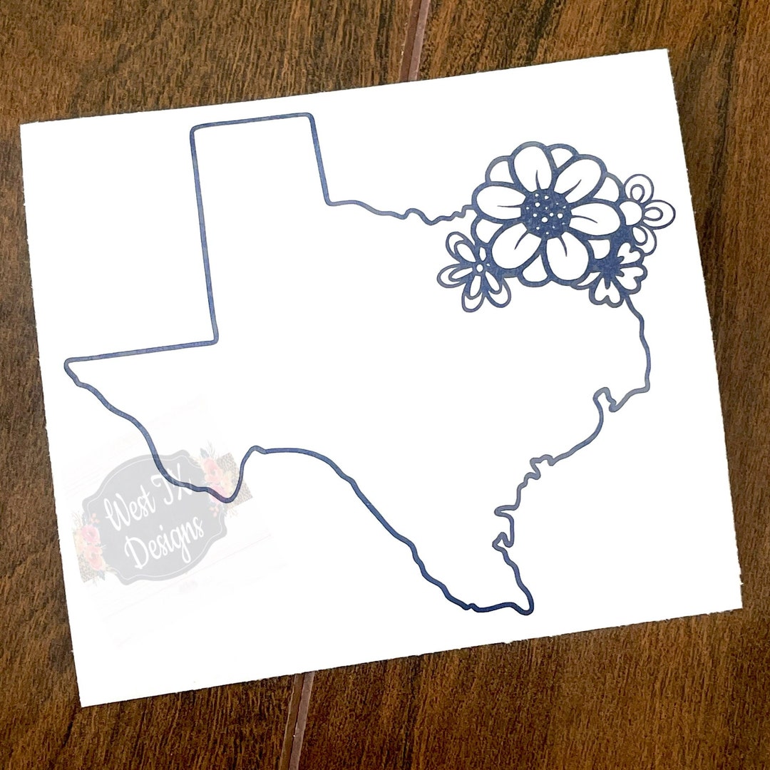 ANY STATE Decal | Texas Decal | Vinyl Decal | Car Decal | Decal for ...