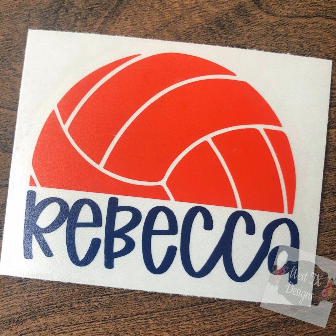 Volleyball Decal Volleyball Sticker Personalized - Etsy