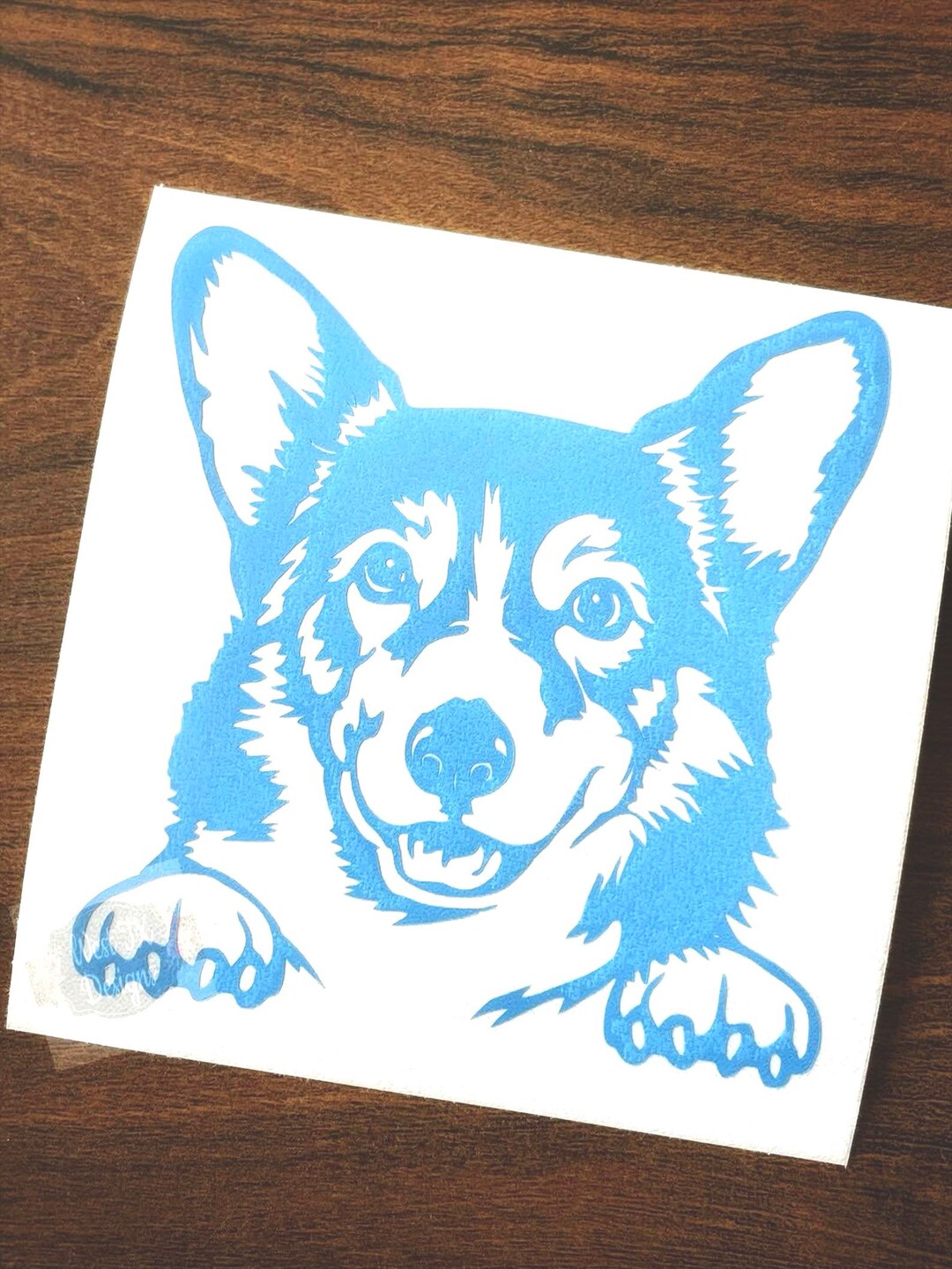 Corgi Decal | Peeking Corgi Decal | Corgi Sticker | Peeking Corgi ...