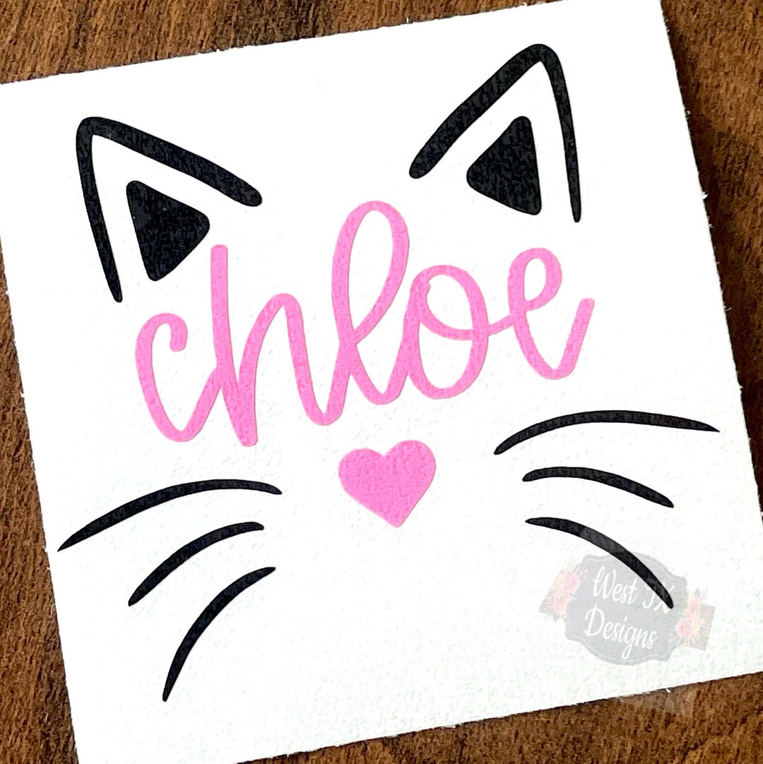 Cat Decal | Cat Name Decal | Personalized Cat Decal | Animal Decal ...