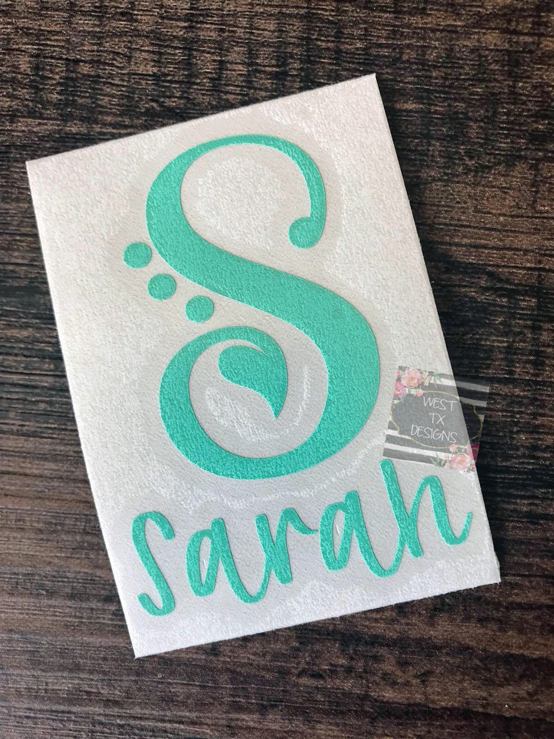 Name Decal | Initial Decal | Personalized Decal | Laptop Decal ...