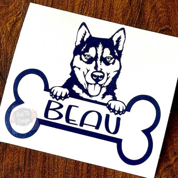 Husky Decal - Etsy