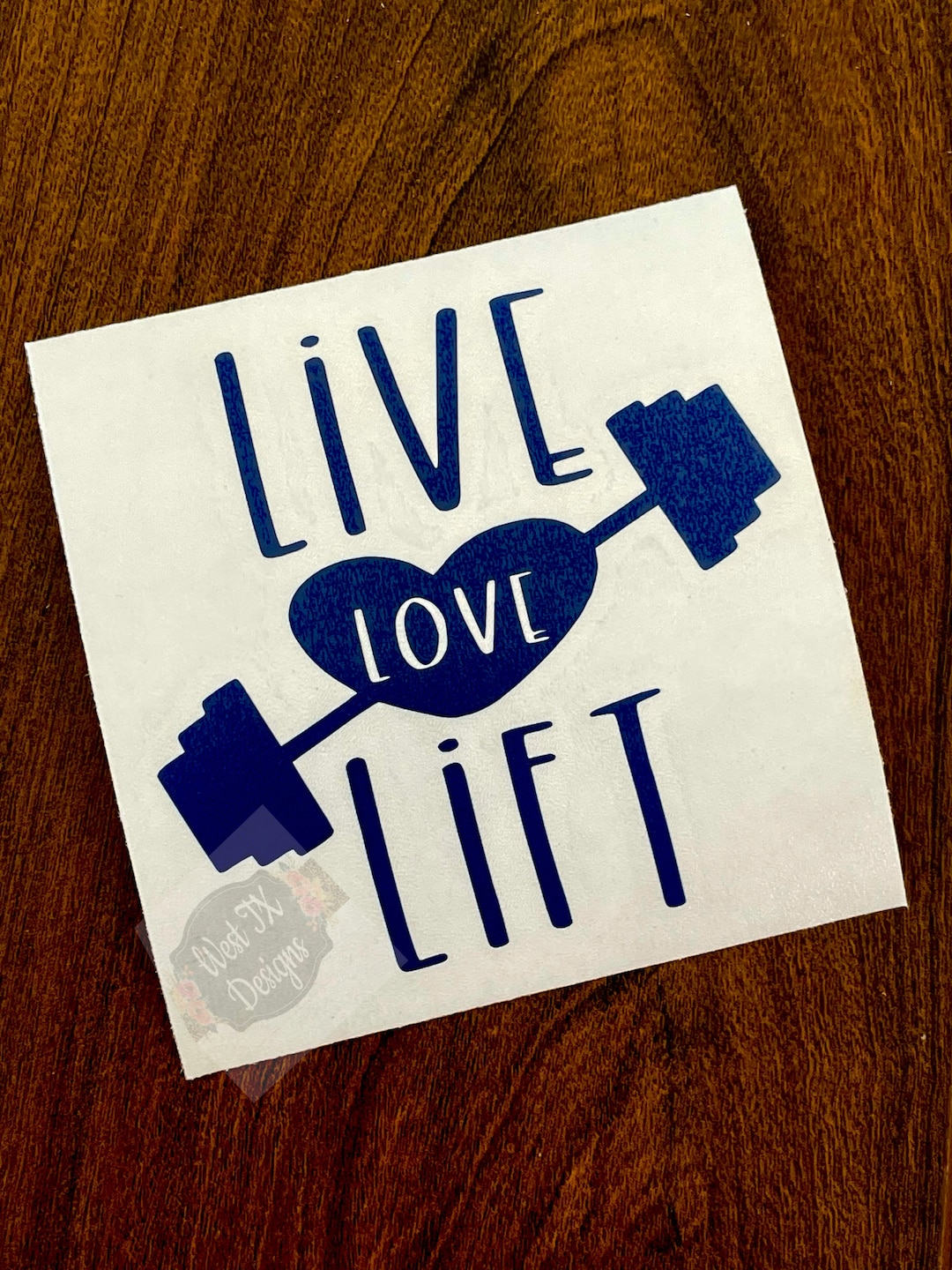 Live Love Lift | Love Decal | Lift Decal | Live Decal | Weights Decal ...