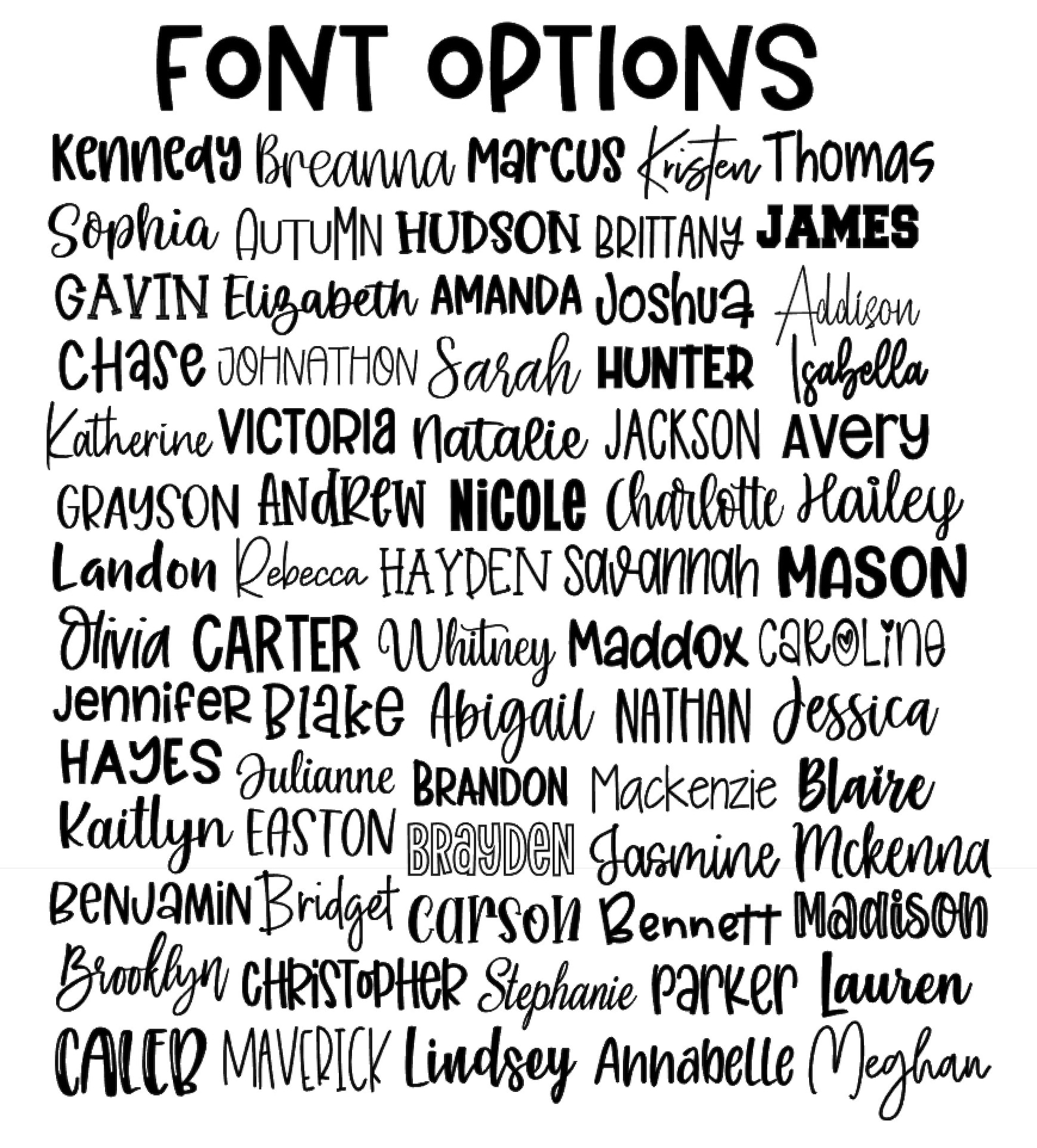 Double Layer Name Name Decal Double Layer Decal Two Color Name Word ...
