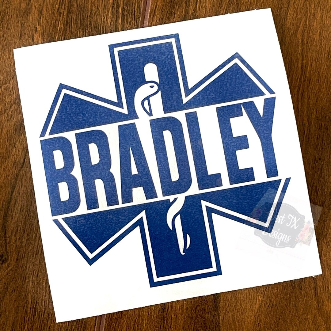 EMT Decal | Ambulance Decal | Paramedic Sticker | Star of Life ...