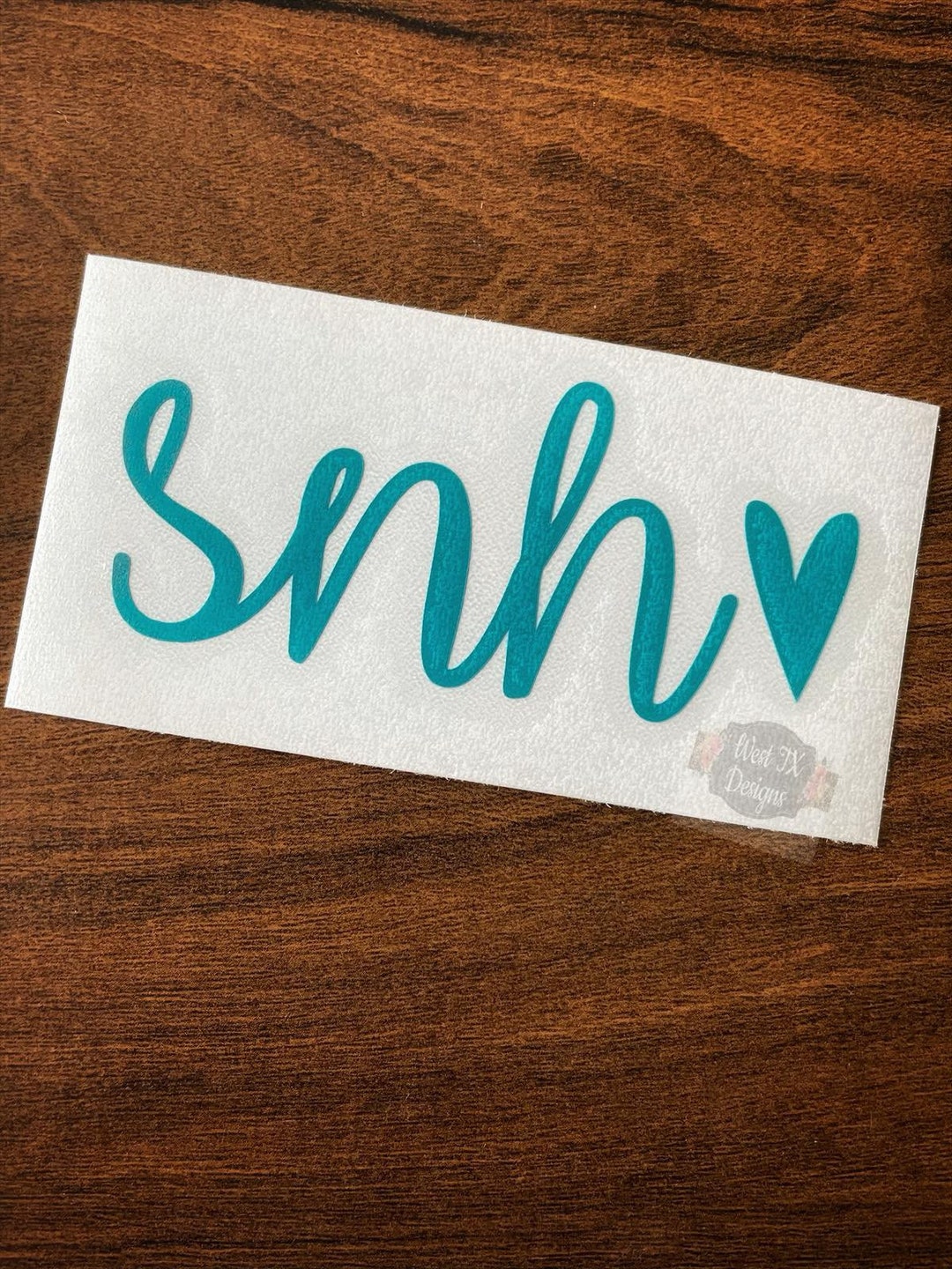 Initial Decal | Initial With Heart | Car Window Decal | Car Monogram ...