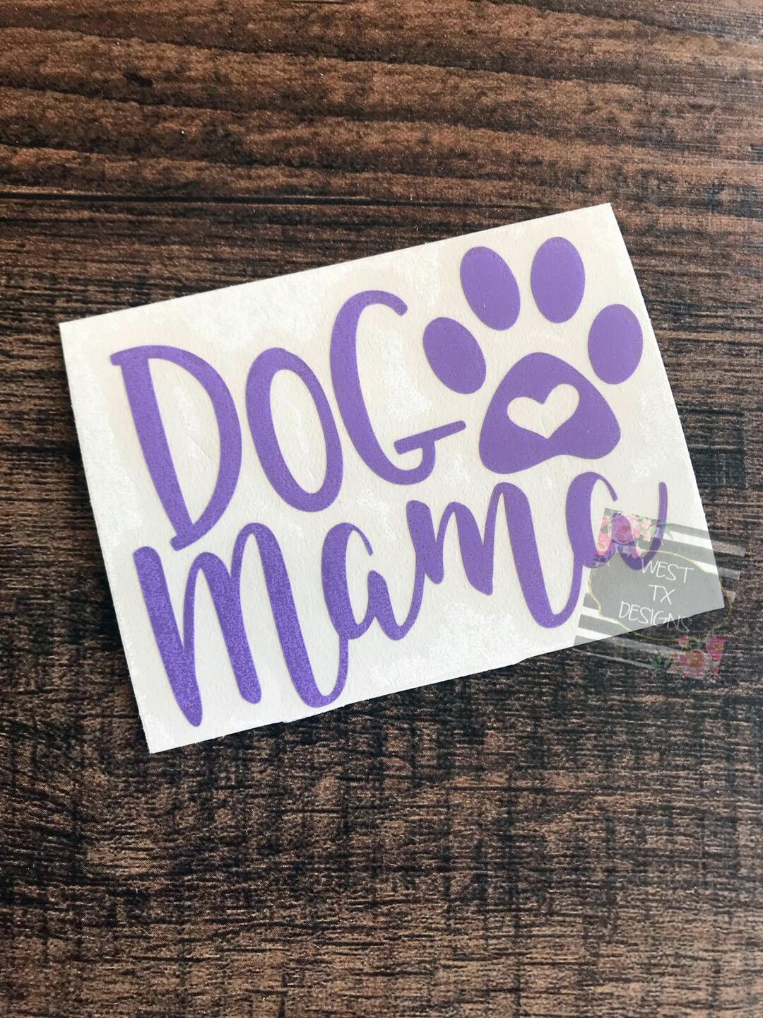 Dog Mom Decal | Fur Mom Decal | Dog Decal | Dog Mama Sticker | Dog Mom ...