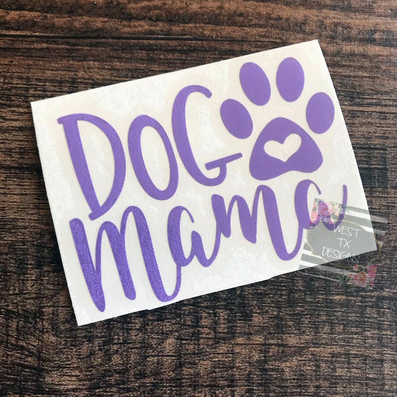 Dog Mom Decal - Etsy