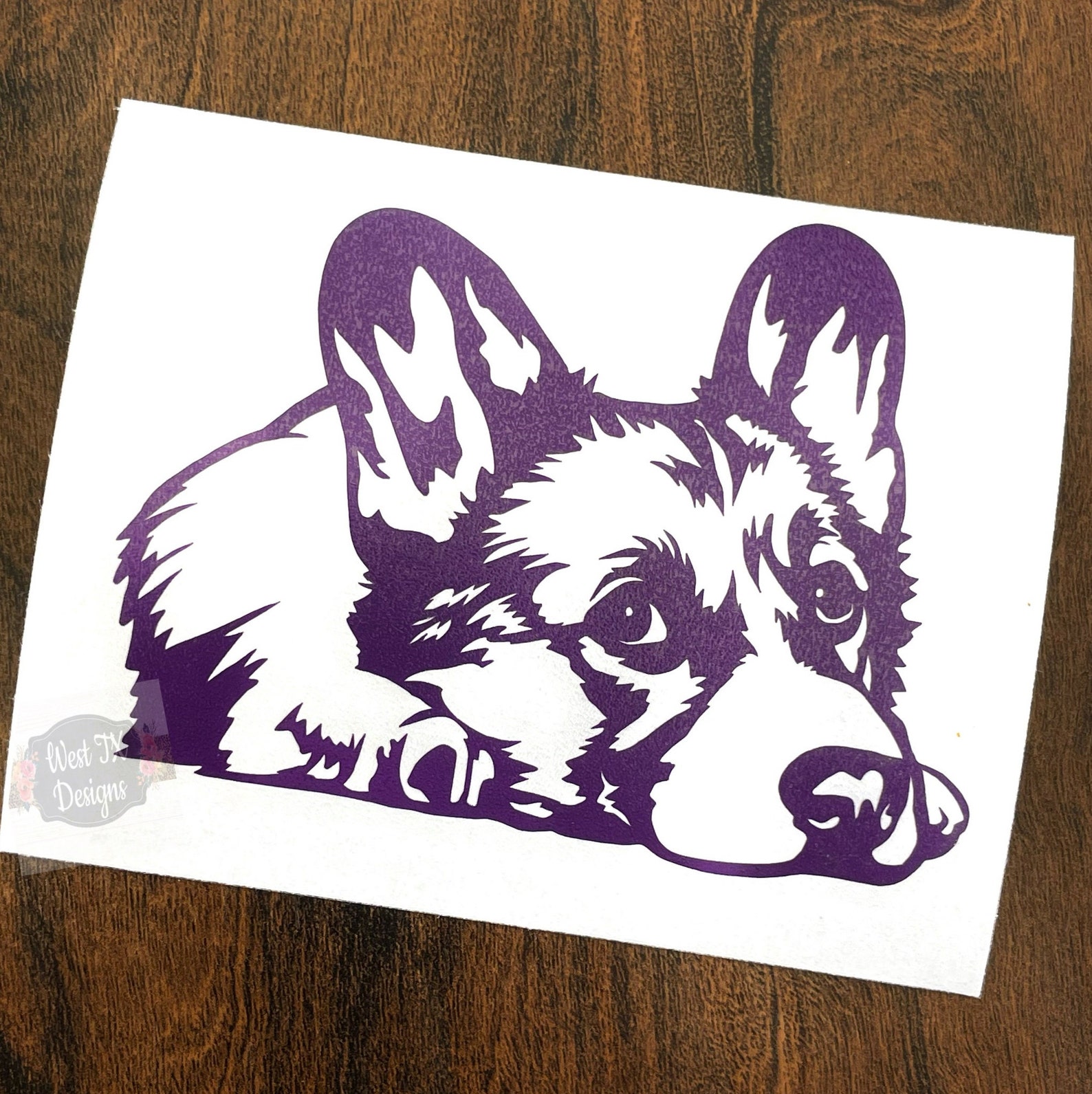 Corgi Decal | Corgi Sticker | Dog Decal | Dog Sticker | Dog Lover ...