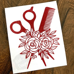 Hair Stylist Decal | Cosmetologist Decal | Stylist Sticker | Hair Salon ...