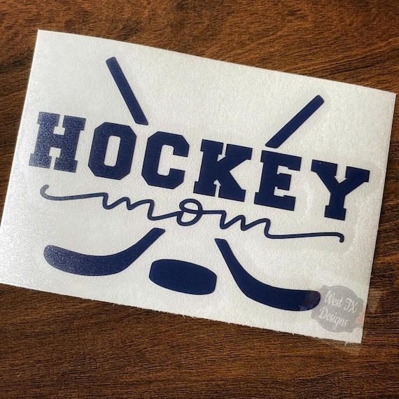 Hockey Mom Decal Sports Mom Decal Hockey Sticker Sports | Etsy