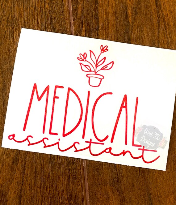 Medical Assistant Decal CMA Decal Medical Worker Nurse - Etsy