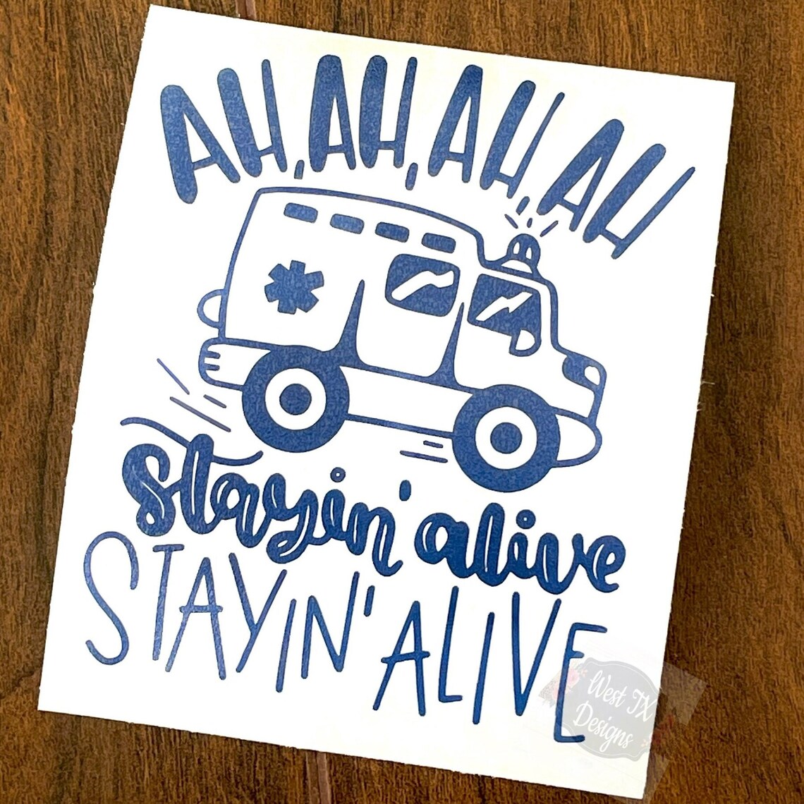 EMT Decal Ambulance Decal Paramedic Sticker Star of Life - Etsy