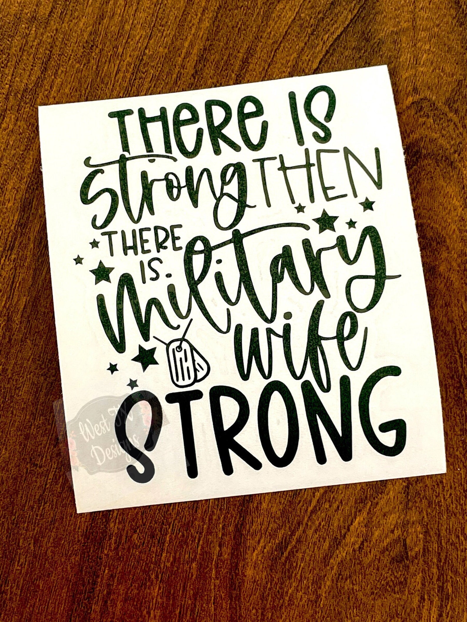 Military Wife Decal Army Wife Decal Air Force Wife Decal - Etsy