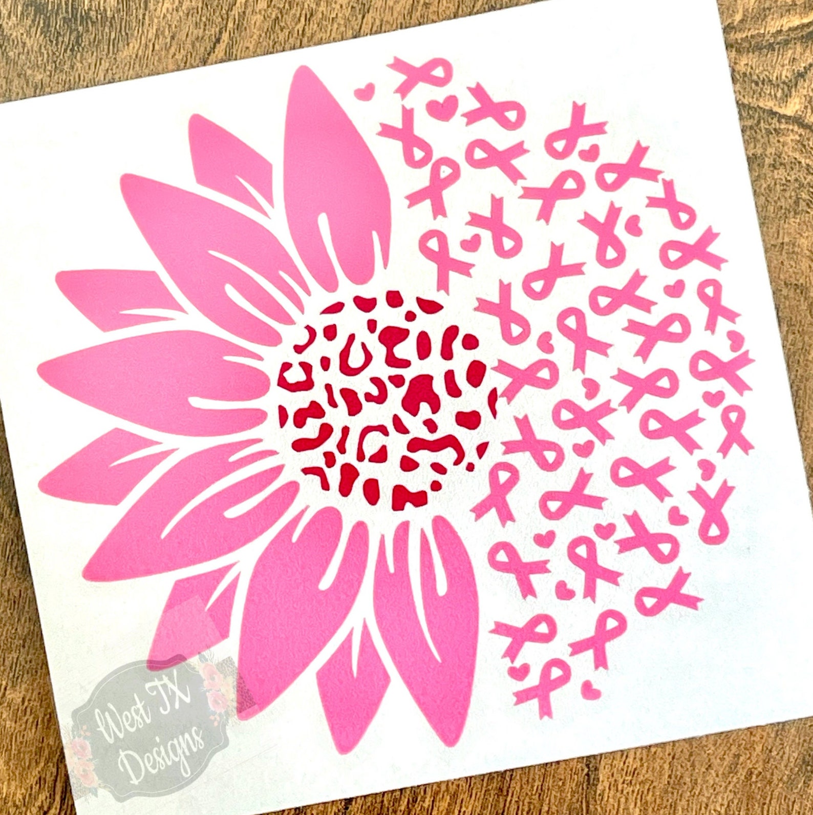 Sunflower Ribbon Awareness | Breast Cancer Awareness | Women's Health ...