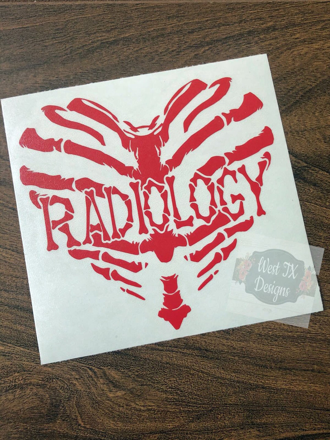 Radiologist Decal | Radiology Decal | X Ray Tech Decal | Car Window ...