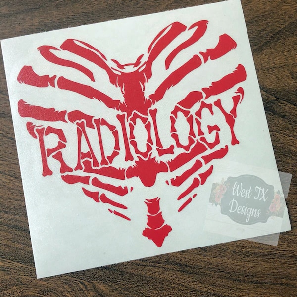 Radiology Window Decal - Etsy