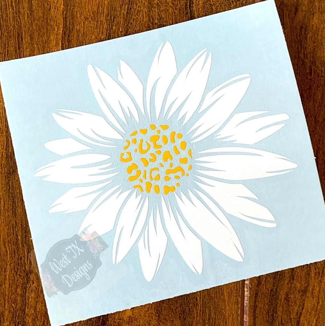 Daisy Decal Flower Sticker Flower Decal Decal for Women | Etsy
