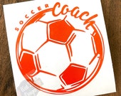Soccer Coach Soccer Decal Coach Decal Decal for Coach - Etsy