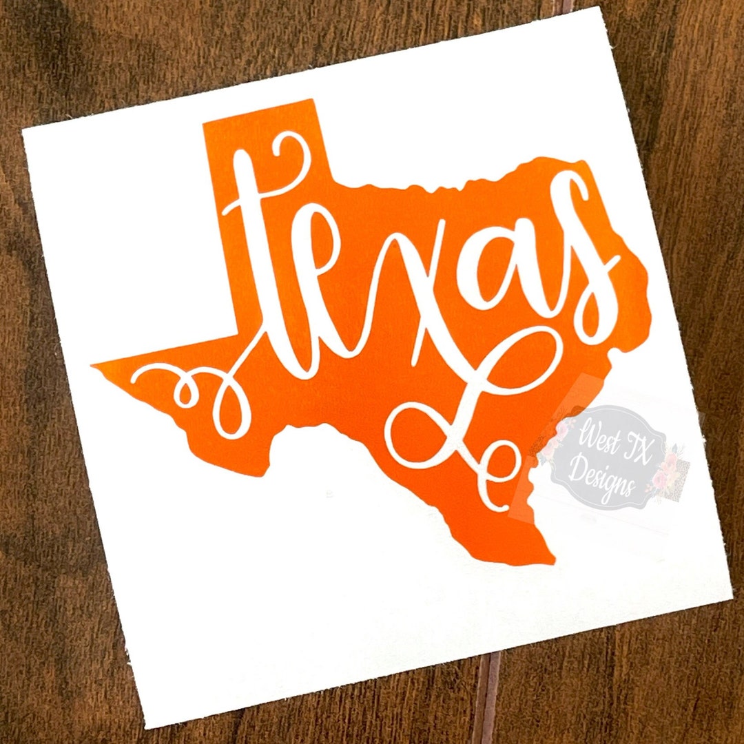 Texas Decal | Vinyl Decal | Car Window Decal | Decal for Women ...
