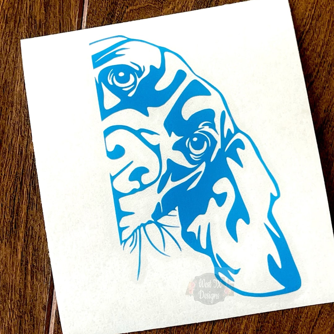 Beagle Decal | Peeking Beagle Decal | Beagle Sticker | Dog Decal | Car ...