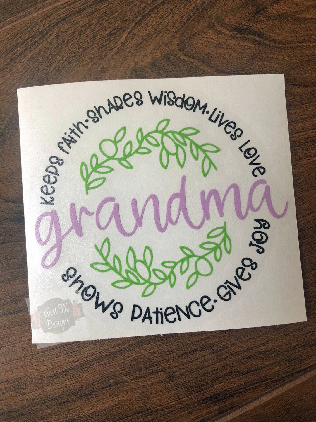 Grandma Decal | Mothers Day | Grandma Sticker | Grandma Quote Decal ...