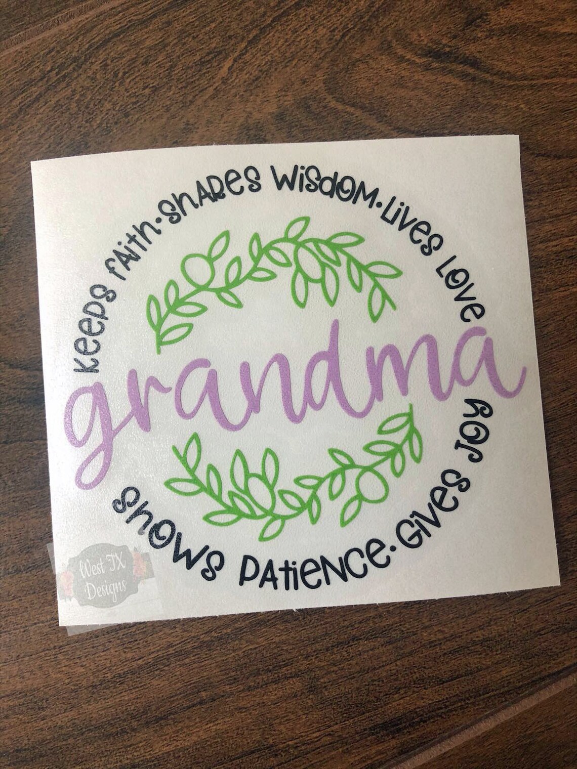 Grandma Decal Mothers Day Grandma Sticker Grandma Quote - Etsy