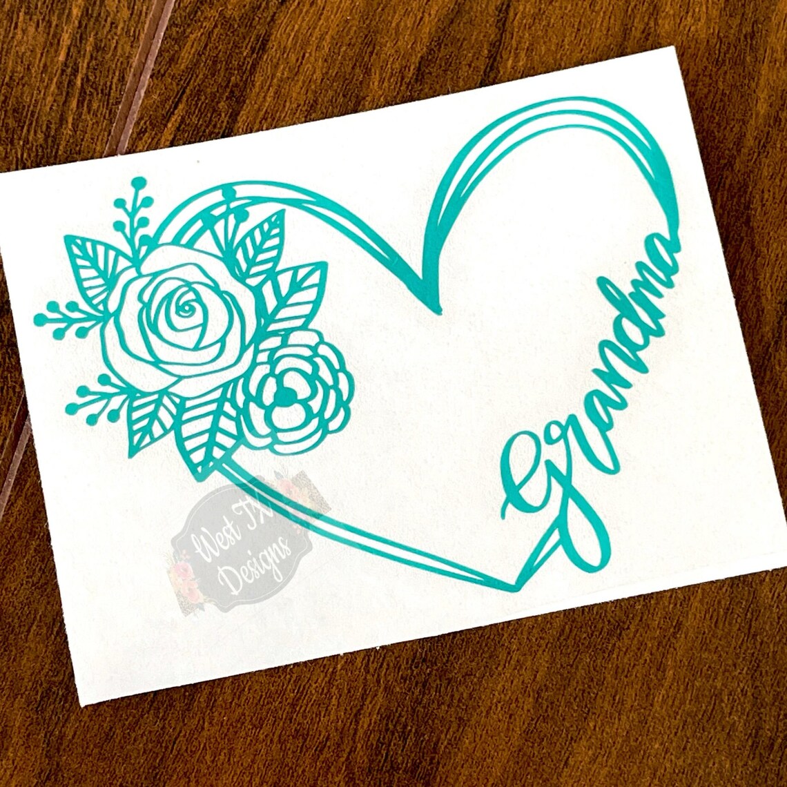 Grandma Decal | Grandparent Decal | Decal for Grandma | Grandparents ...