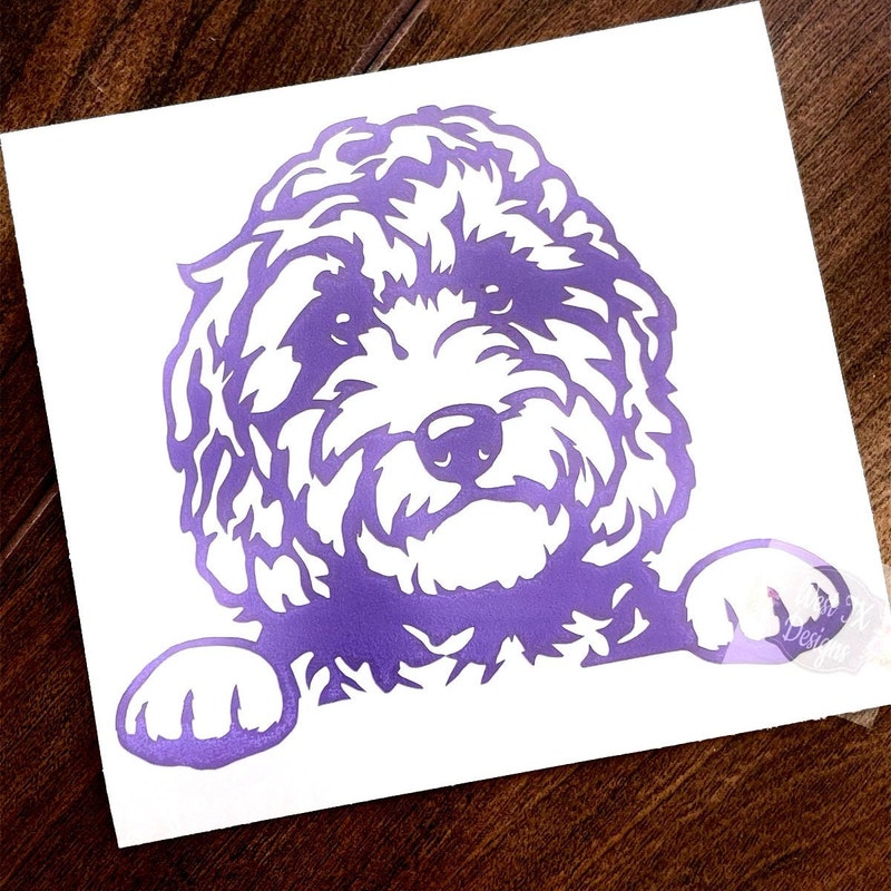 Car Labradoodle Sticker - Etsy