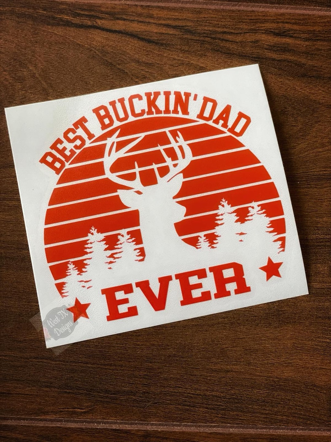Best Dad Decal | Fathers Day Decal | Gift for Dad | Best Dad Sticker ...