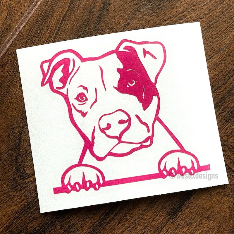 Pit Bull Decal - Etsy