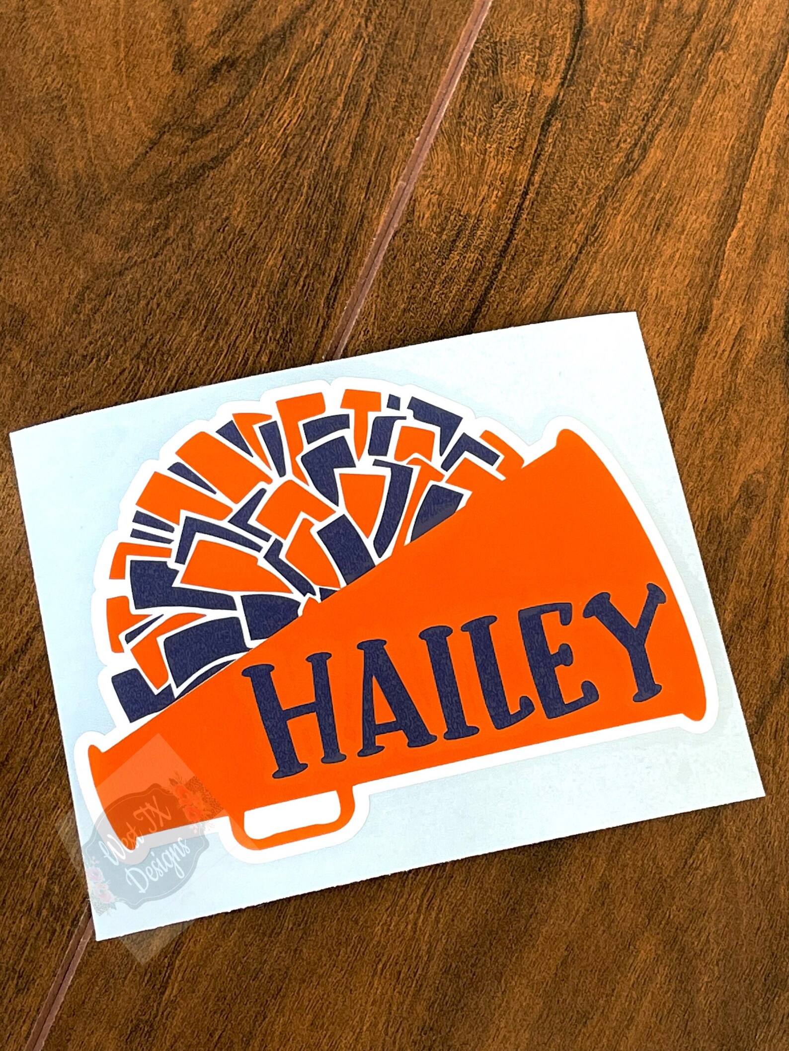 Cheerleader Decal Cheerleading Decal Megaphone Decal - Etsy