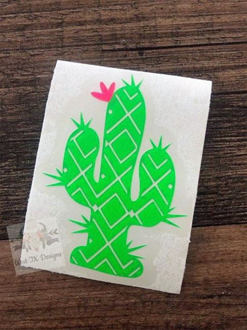 Cactus Decal Cactus Sticker Aztec Cactus Aztec Decal - Etsy