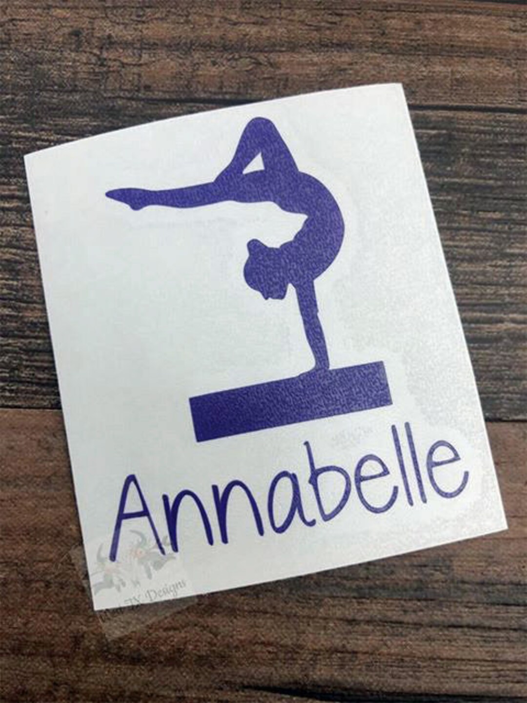 Gymnastics Decal | Gymnasts Decal | Personalized Gymnasts | Gymnastics ...