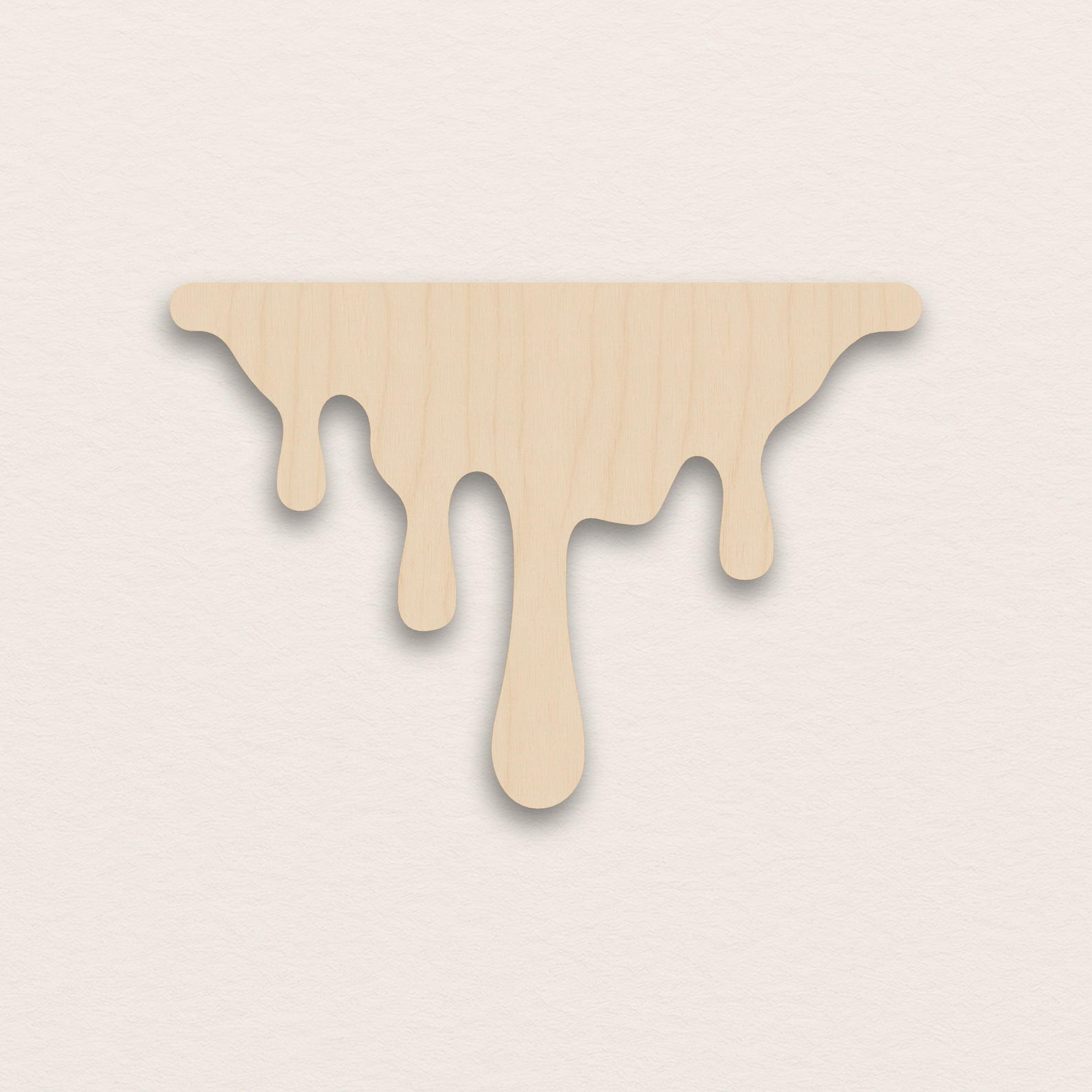 Paint Drip – Birch Plywood Wooden Blank (3mm) - Etsy