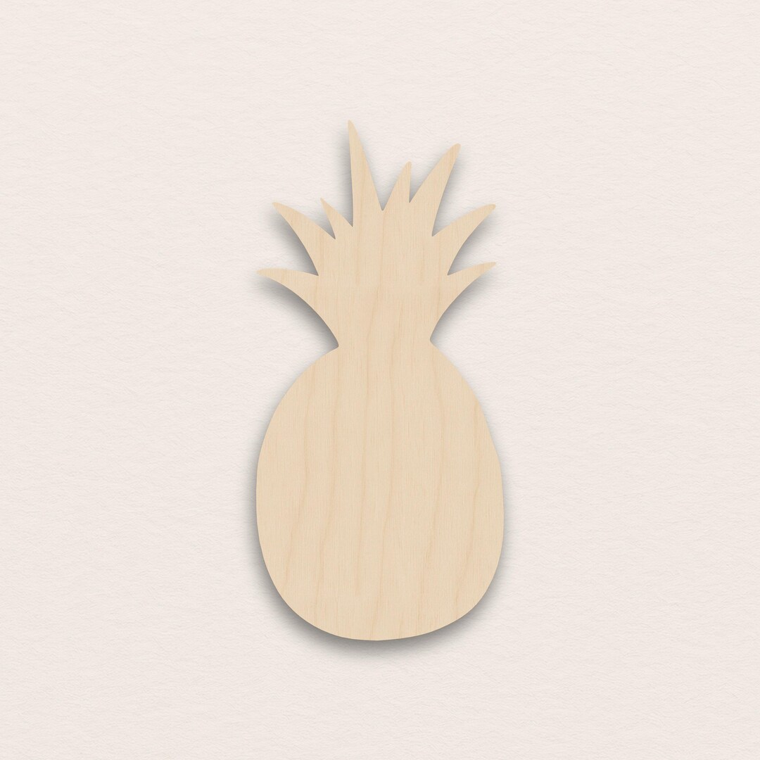 Pineapple – Birch Plywood Wooden Blank (3mm) - Etsy